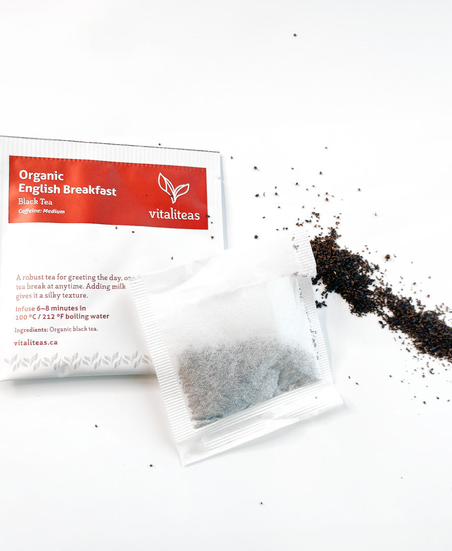 Shop Vitaliteas Organic English Breakfast Black Tea - 25 Tea Bags ...